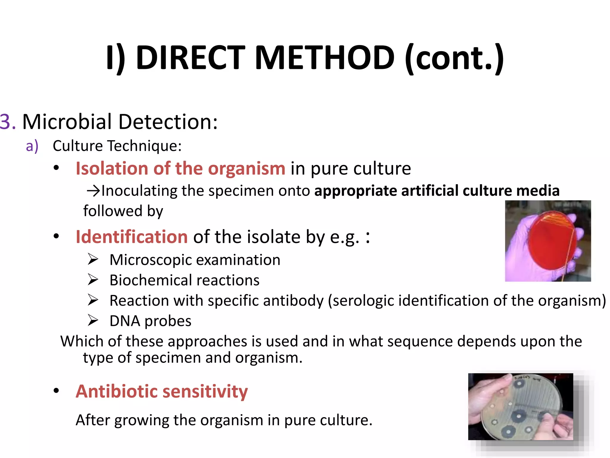 2- Diagnosis of inf. and staining.ppt | Infectious Diseases | Diseases ...
