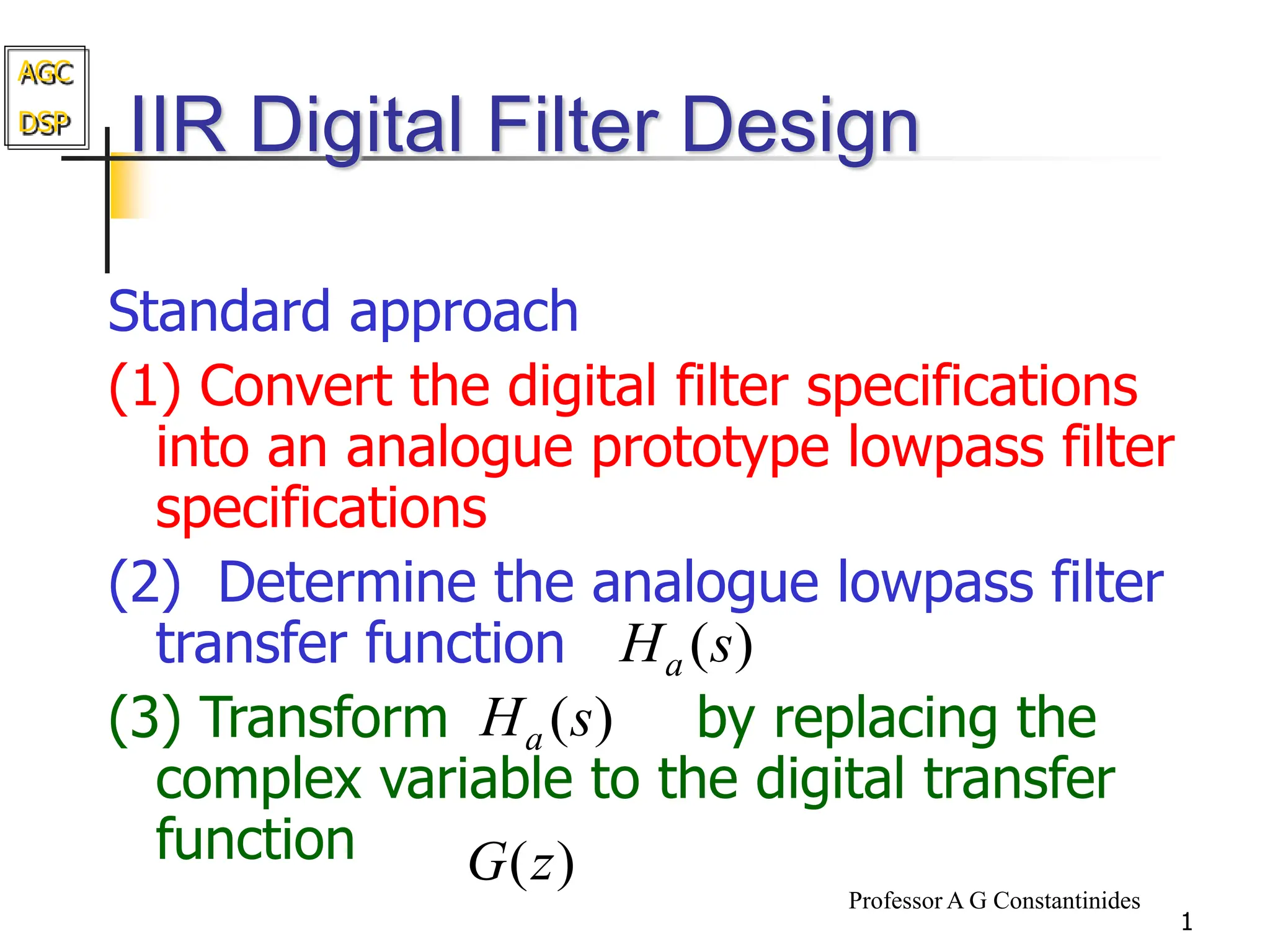 Introduction, concepts, and mathematics of IIR filters.ppt