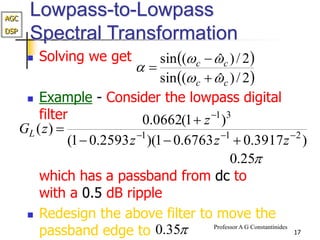 Introduction, concepts, and mathematics of IIR filters.ppt
