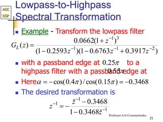 Introduction, concepts, and mathematics of IIR filters.ppt