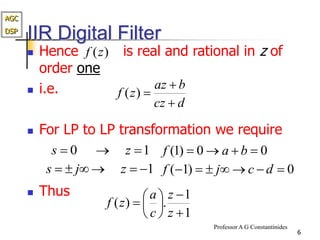 Introduction, concepts, and mathematics of IIR filters.ppt