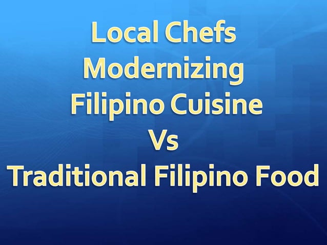 Chef Bruce Lim - Modernising the Filipino Cuisine using Local ...