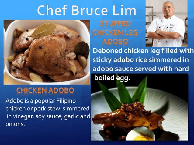 Chef Bruce Lim - Modernising the Filipino Cuisine using Local ...