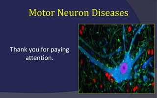 Motor Neuron Diseases | PPTX