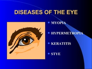 2. diseases of the eyes | PPT