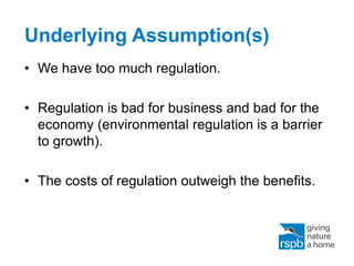2 Donal McCarthy (rspb) better regulation | PPT