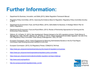 2 Donal McCarthy (rspb) better regulation | PPTX