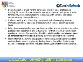 2 dmsc 2013 how to best train your staff | PPT