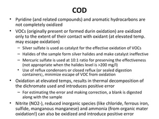 DO, BOD and COD | PPT