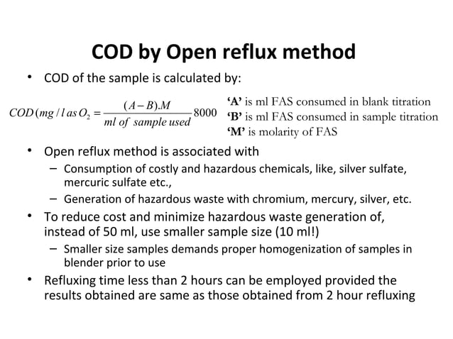 DO, BOD and COD | PPT | Chemistry | Science