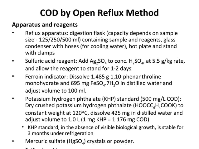 DO, BOD and COD | PPT | Chemistry | Science