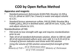 DO, BOD and COD | PPT