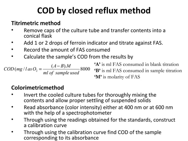 DO, BOD and COD | PPT | Chemistry | Science