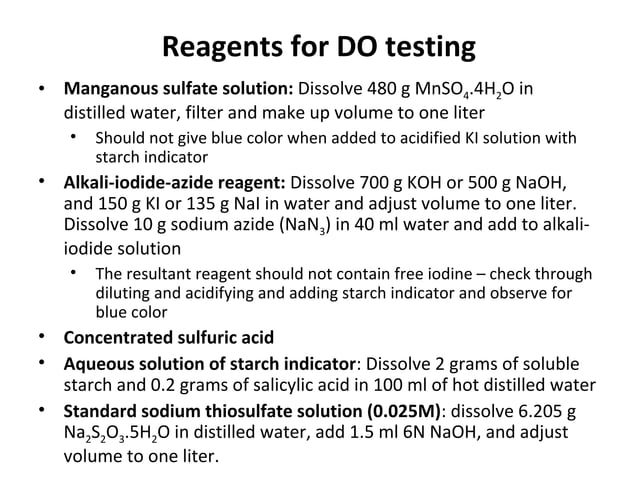 DO, BOD and COD | PPT | Chemistry | Science