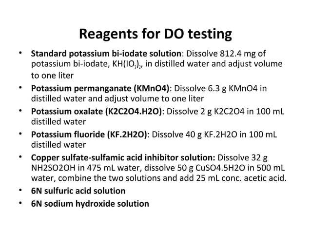 DO, BOD and COD | PPT | Chemistry | Science
