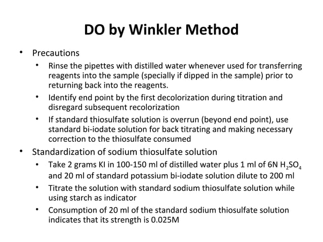 DO, BOD and COD | PPT | Chemistry | Science