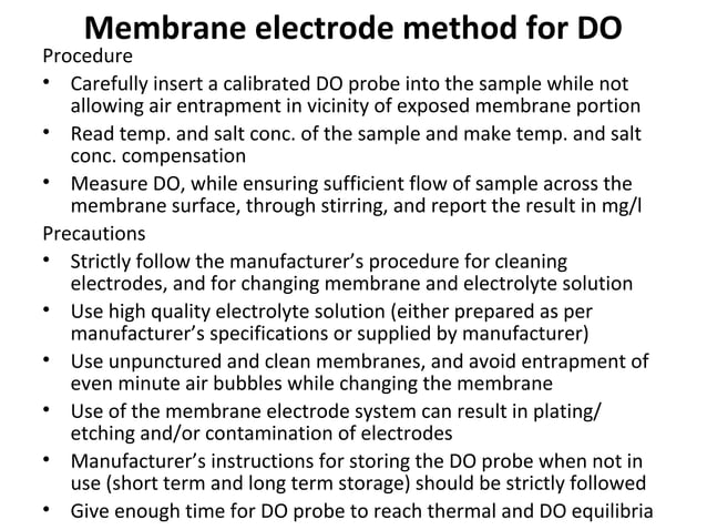 DO, BOD and COD | PPT | Chemistry | Science