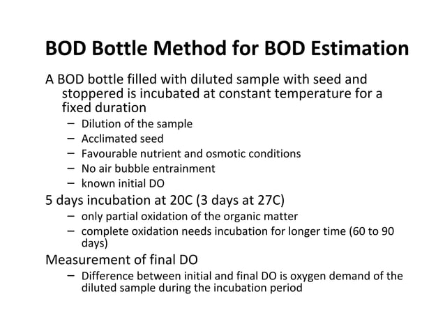 DO, BOD and COD | PPT | Chemistry | Science