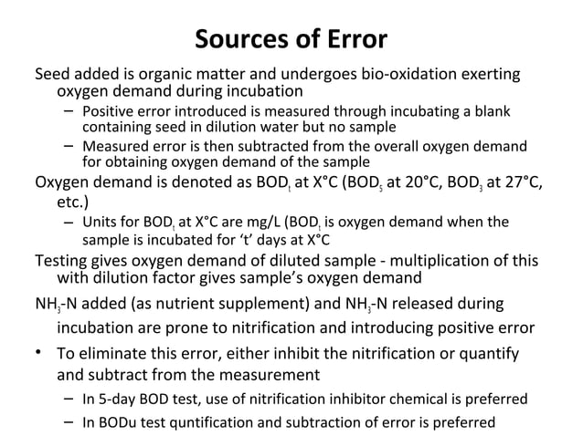 DO, BOD and COD | PPT | Chemistry | Science