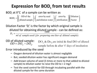 DO, BOD and COD | PPT
