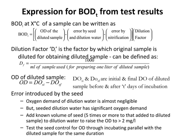 DO, BOD and COD | PPT | Chemistry | Science