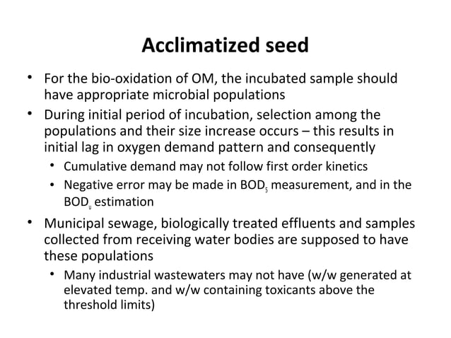 DO, BOD and COD | PPT | Chemistry | Science