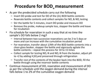 DO, BOD and COD | PPT