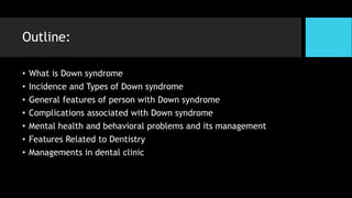 Down’s syndrome health problems and strategies for care | PPSX