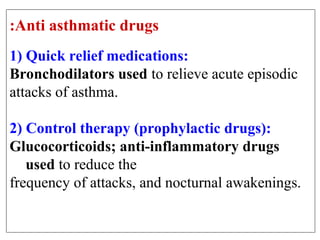 Drugs used in Asthma & COPD for class presentation.ppt