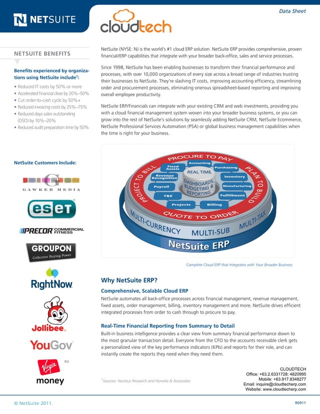 NetSuite ERP | PDF