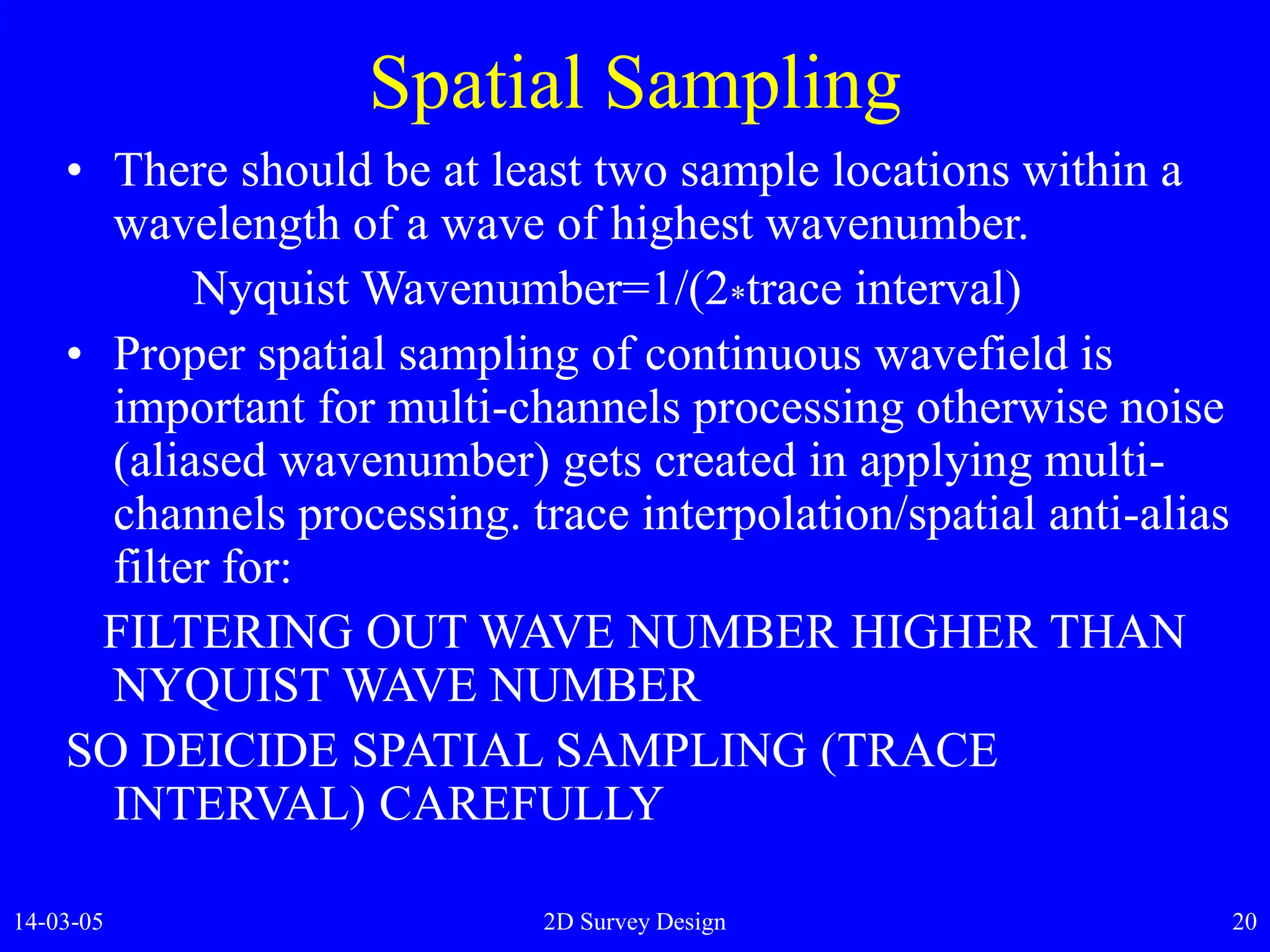 2-D SURVEY DESIGN_Final.ppt