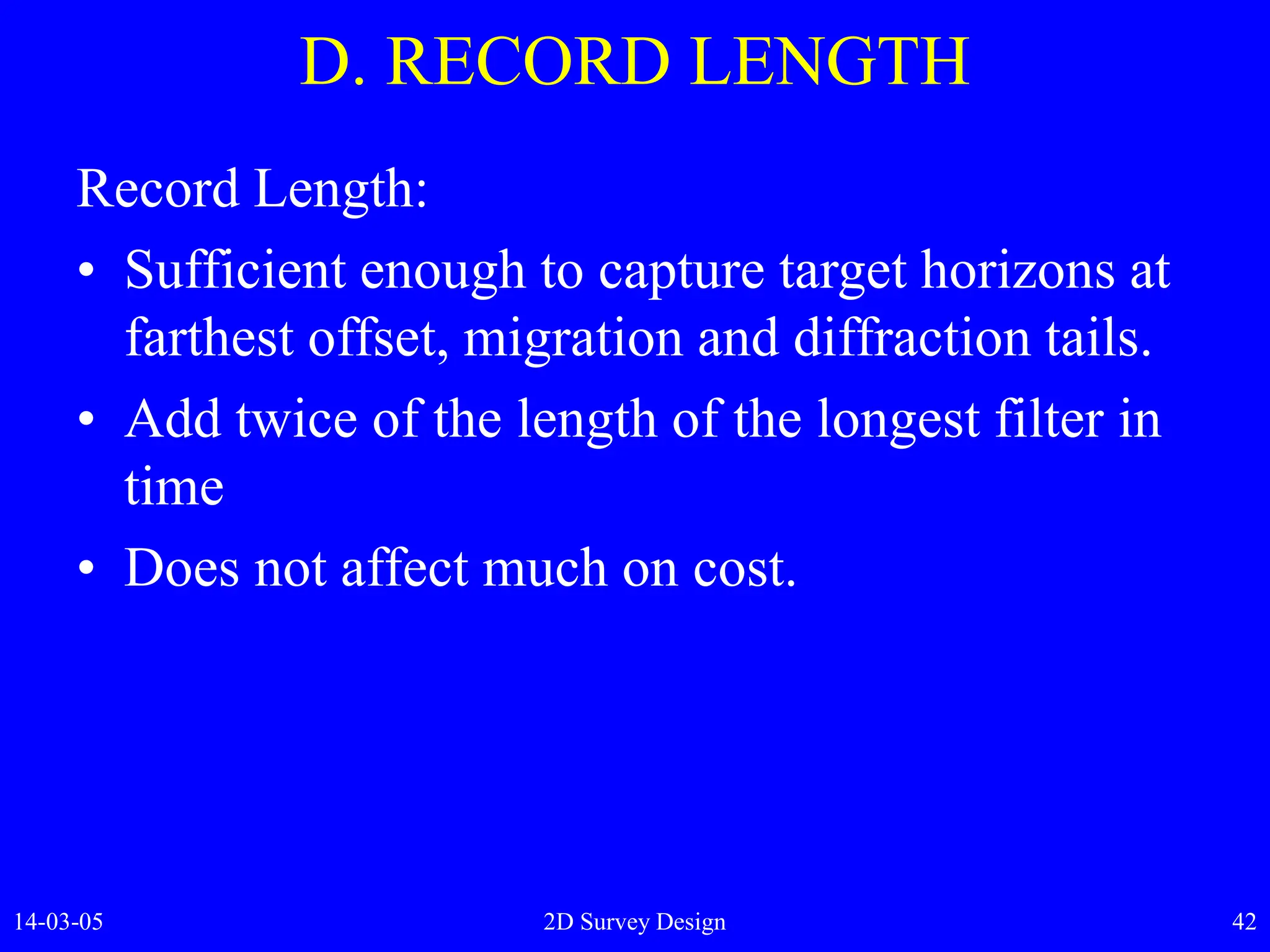 2-D SURVEY DESIGN_Final.ppt