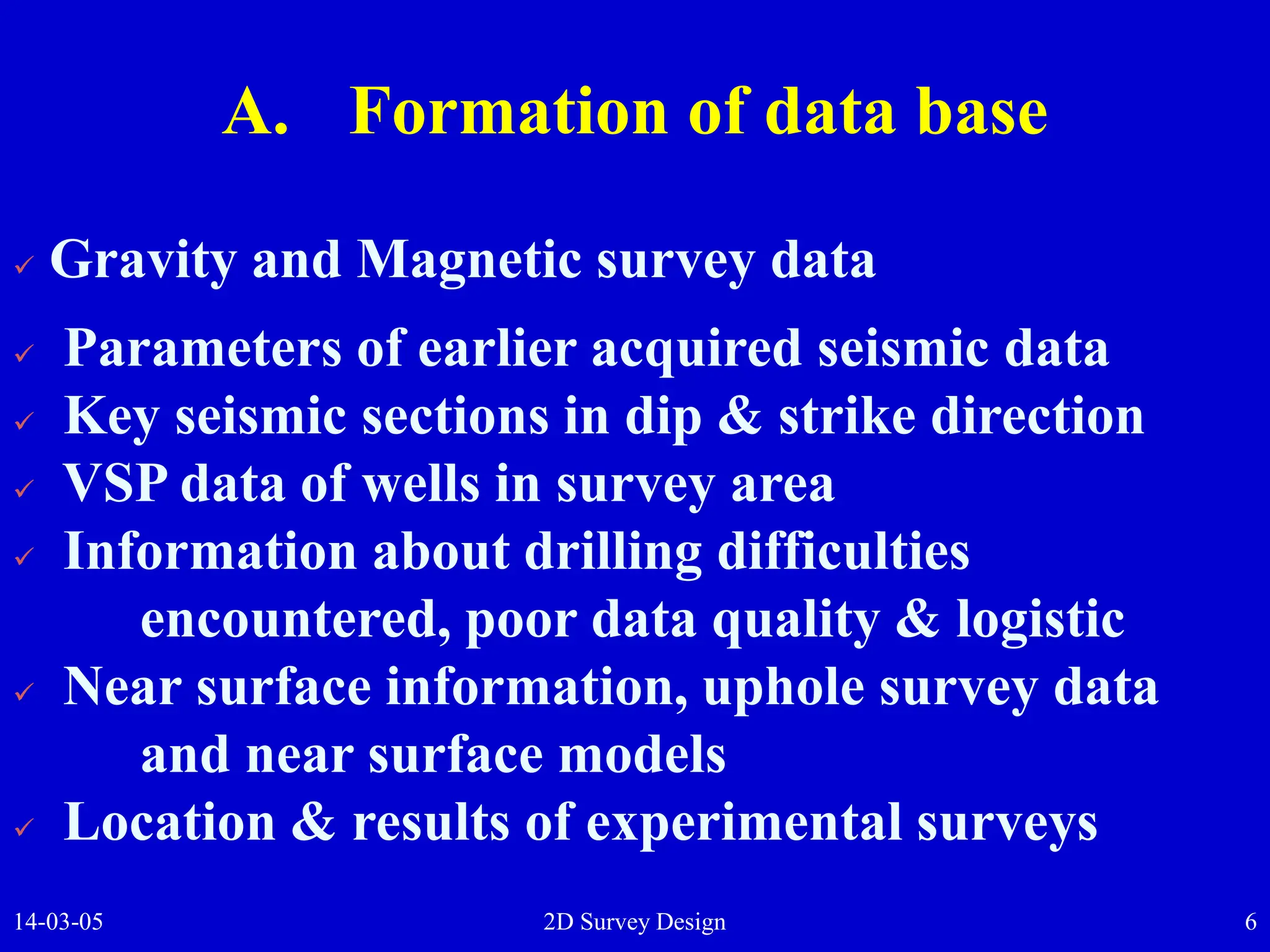 2-D SURVEY DESIGN_Final.ppt