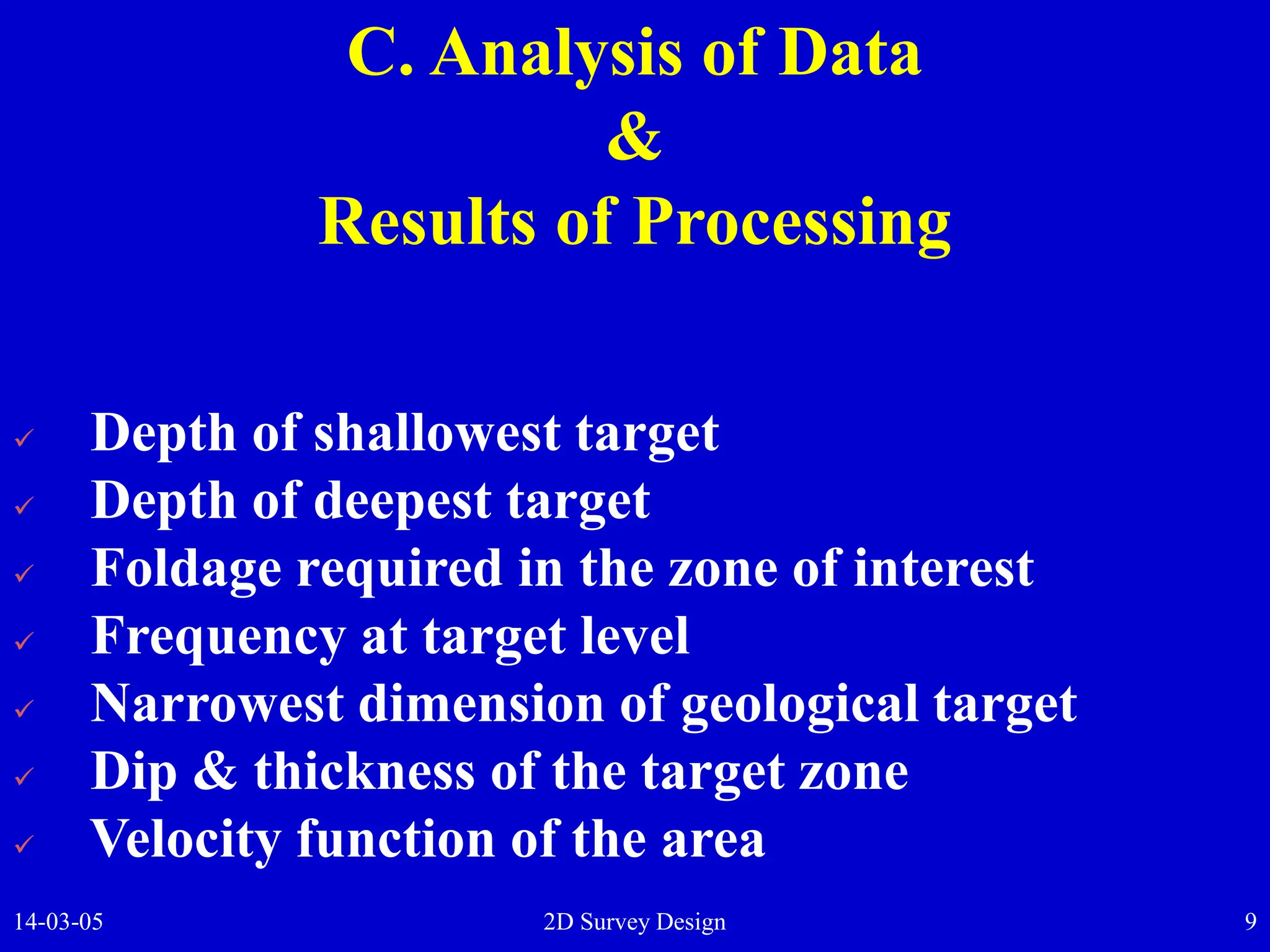 2-D SURVEY DESIGN_Final.ppt