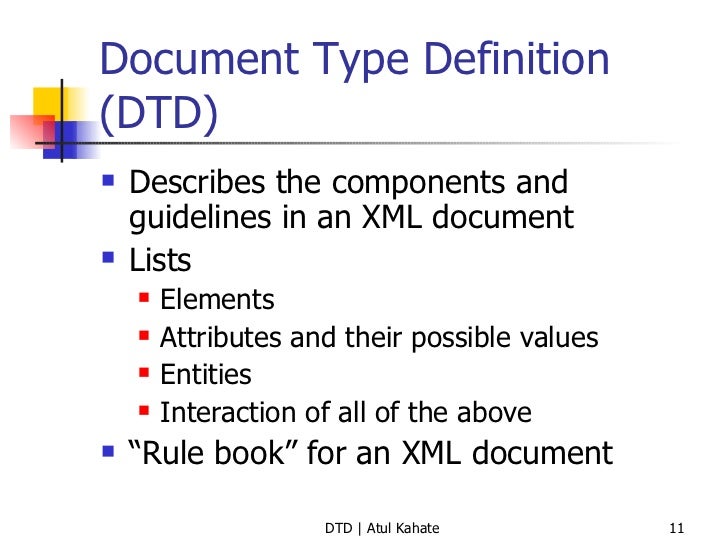2 Dtd Validating Xml Documents 2 Dtd Validating Xml Documents