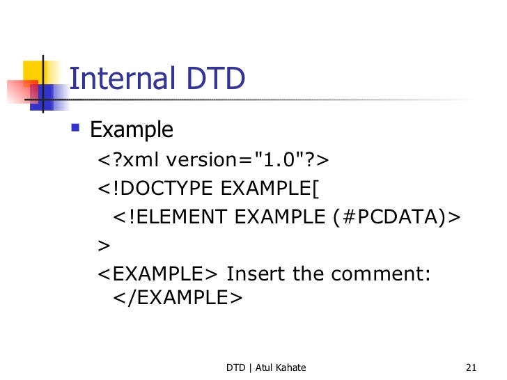 2 Dtd Validating Xml Documents