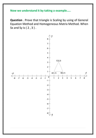 2-D transformation | PDF | 3-D Graphics | Computer Software and ...