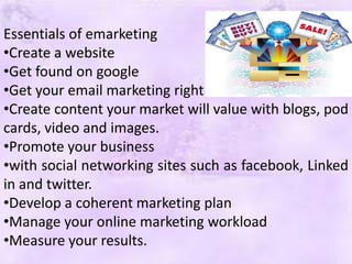 2 e-marketing | PPTX | Marketing and Advertising | Business