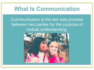 Effective communication skills | PPT