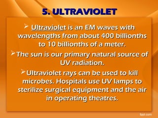 2-ELECTROMAGNETIC SPECTRUM science 10 2nd quarter (2).ppt