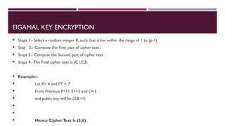 Description of Elgamal cryptosystem.pptx