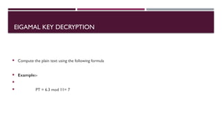 Description of Elgamal cryptosystem.pptx
