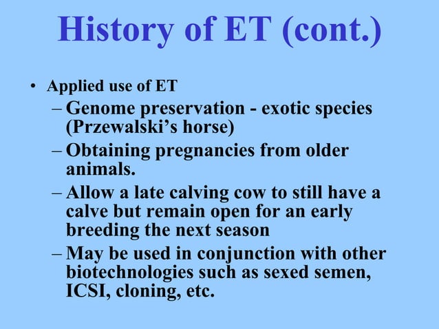 2- Embryo Transfer in farm animal23.ppt | Infertility | Reproductive Health
