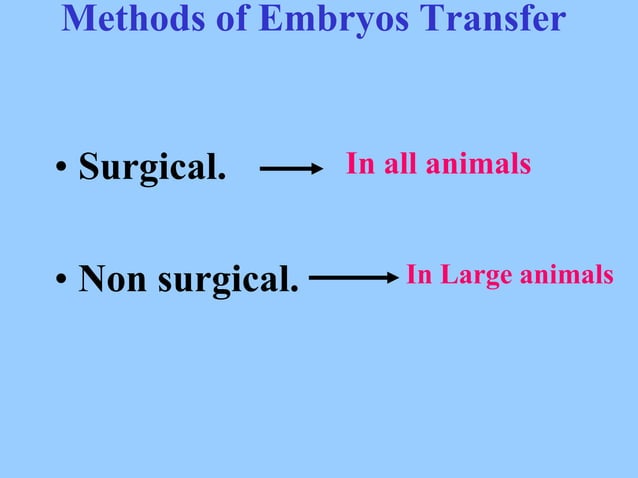 2- Embryo Transfer in farm animal23.ppt | Infertility | Reproductive Health