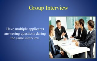 Employment Interview | PPTX