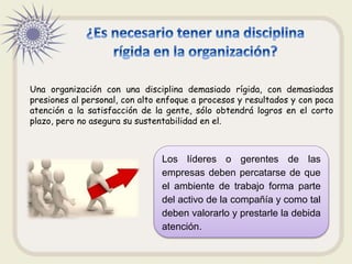 EMPRESA Y CLIMA ORGANIZACIONAL | PPTX