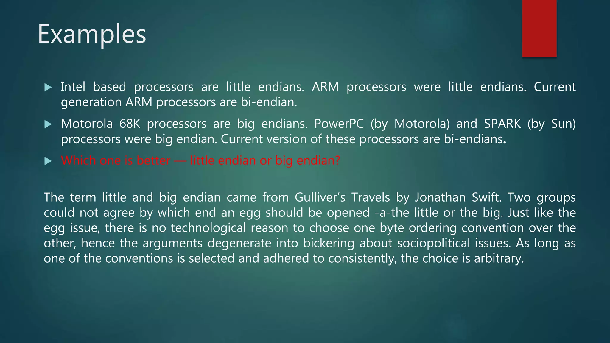 Endianness 8085 | PPTX