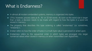 Endianness 8085 | PPTX