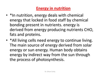 2 energy metabolism presentation1 final nut &fitness | PPTX