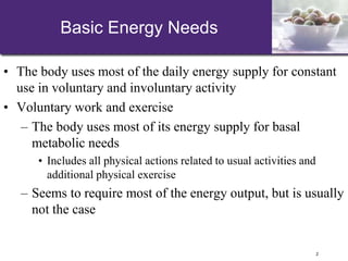 energy requirement and energy expenditure.ppt